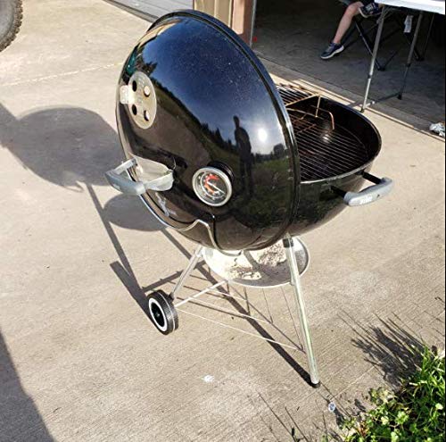 GRISUN Grill Lid Holder Accessory for Weber Charcoal Kettle Grill 22.5 Inches and 18.5 Inches, Slide a Side Lid Prop, Charcoal Grill Accessory for Weber