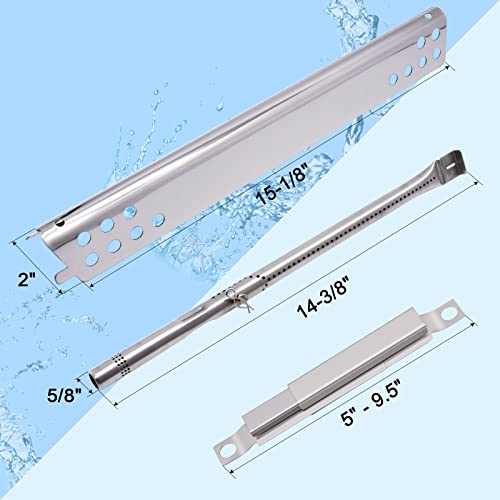 Adviace Grill Parts Kit for Charbroil 463240115 463235815 469235815 466235816 6 Burner Replacement Parts