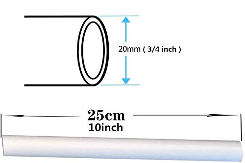 2 Pieces Cup Turner Wands Cup Turner Replaced Arms 1/2 Inch/ 20 mm PVC Pipes for DIY Glitter Epoxy Tumblers Compatible with Cuptisserie Cup Spinner Machine