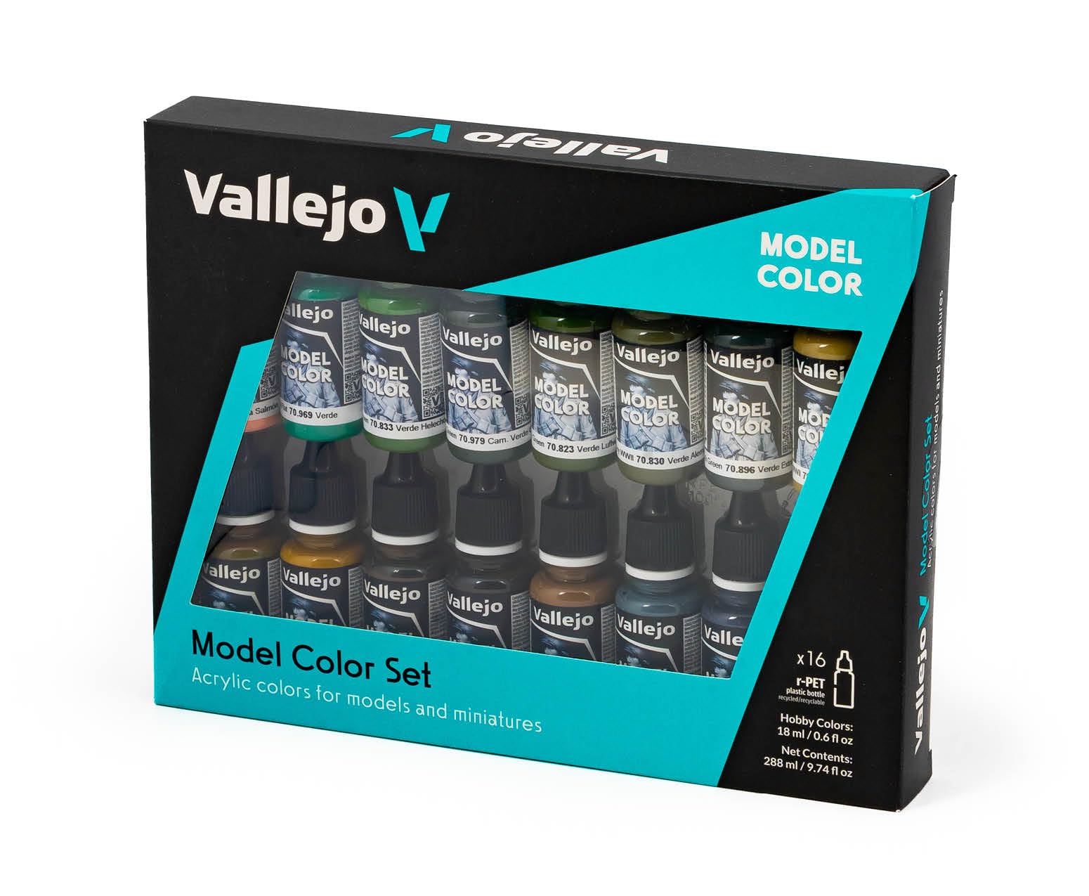 Model Color Paint Set - WWII German Camouflage Colors