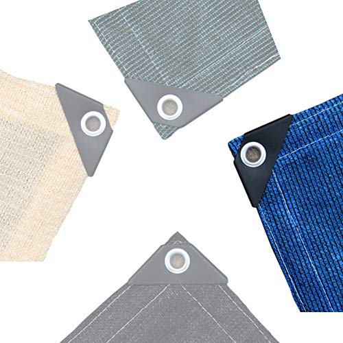 LJIANW Sun Shade Sail, Balcony Privacy Screen Fence Covering for Sun Protection Windproof Multiple Colors Available, 14Sizes (Color : Blue, Size : 3x4m/180g)
