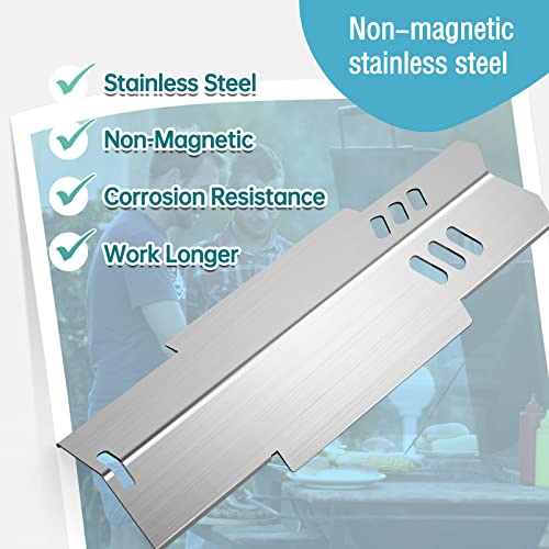 STCNADCR Grill Replacement Parts Heat Plate for Dyna-Glo DGC350CNP-D DGF350CSP DGF350CSP-D Dyna-Glo DGC350,Heavy Duty Stainless Steel Grill Flavorizer Bars 2PCS