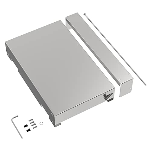 Folding Side Shelf Grill Side Table for Weber SmokeFire EX4 EX6 Grills -304 Stainless Steel Grill Side Shelf 7001