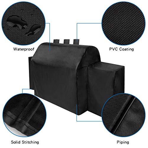 Stanbroil Grill Cover 8080 Replacement for Char-Griller Triple Play 93560 and Duo 5050 Double Play 5650 with Side Fire Box
