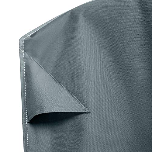 Classic Accessories Storigami Easy Fold Water-Resistant 58 Inch BBQ Grill Cover, Monument Grey