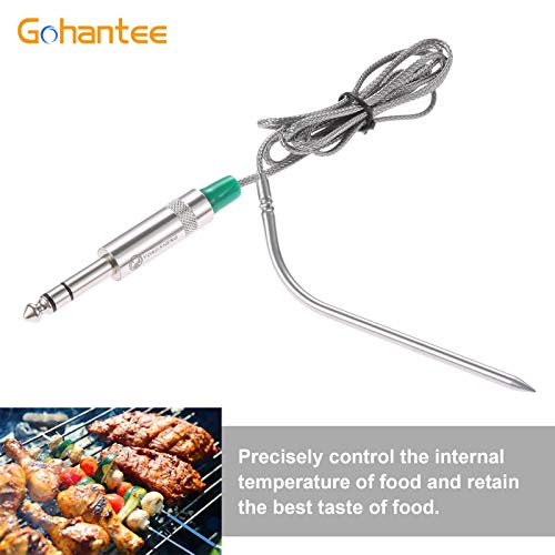 High-Temperature Meat Temperature Probe Replacement for Green Mountain Grill/GMG Pellet Grills, Compatible with Jim Bowie Daniel Boone Choice, Davy Crockett Grills GMGP-1035/GMGP40
