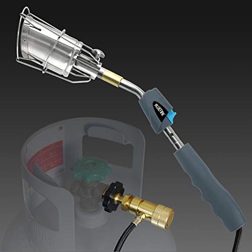 BLUEFIRE Universal Fit Propane Tank Adapter Convert POL QCC1 Type 1 to CGA 600 Devices Torch Burner Heater Connect 20 lb LP Service Valve to Appliance Tools Fuel on 1lb Handheld MAPP MAP Gas Cylinder