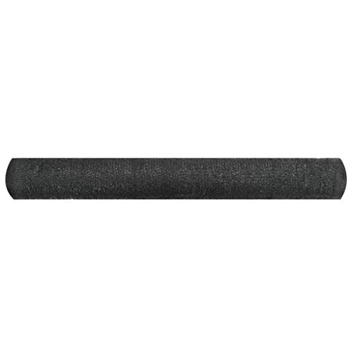vidaXL Privacy Net,Balcony to Cover Sun Shade, UV-Proof, Weather-Resistant,Balcony Screen,Deck Balcony Privacy Screen Cover Fence,for Porch Deck, Outdoor, Backyard, HDPE 3.2'x82' Black