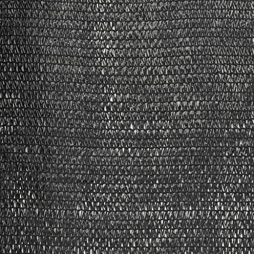 vidaXL Privacy Net,Balcony to Cover Sun Shade, UV-Proof, Weather-Resistant,Balcony Screen,Deck Balcony Privacy Screen Cover Fence,for Porch Deck, Outdoor, Backyard, HDPE 3.2'x82' Black
