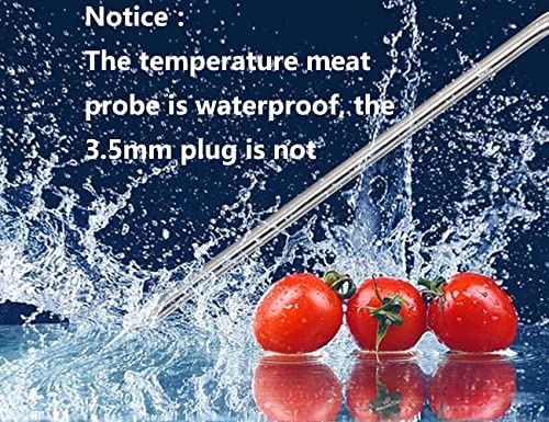Replacement Meat Probe for Pit Boss Pellet Grill, Compatible with Pit Boss Series Pellet Grill and Smoker, 3.5 mm Plug, 2 Waterproof Temperature Probesā¦