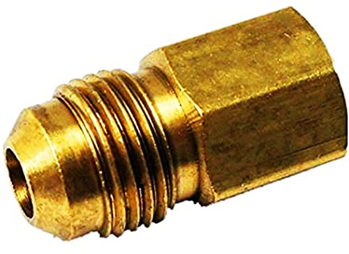 UASAM Male 3/8" Flare to Female 1/4" NPT Pipe Thread Propane Natural Gas