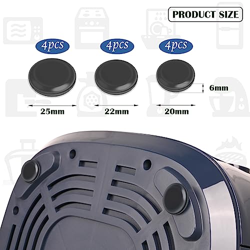 Appliance Slider for Kitchen Appliances,12pcs Self-Adhesive Small Appliance Slider,Kitchen Appliance Sliders for Counter Coffee Maker, Air Fryer, Pressure Cooker, Blender,Coffee Machine,Stand Mixer