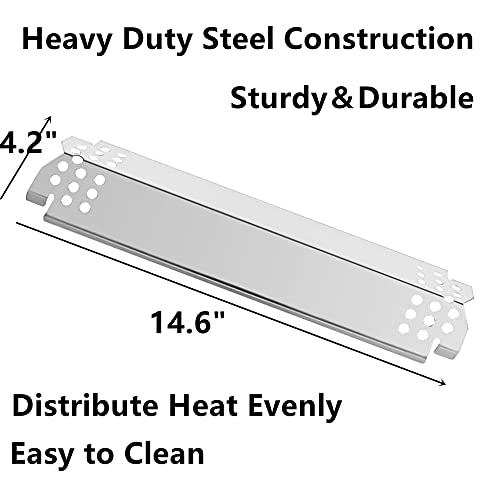 BBQ-PLUS Heat Plate and Burner Grill Replacement Parts Kit for Home Depot Nexgrill 720-0830H Replacement Parts 5 Burner 720-0888 720-0888N 720-0888S