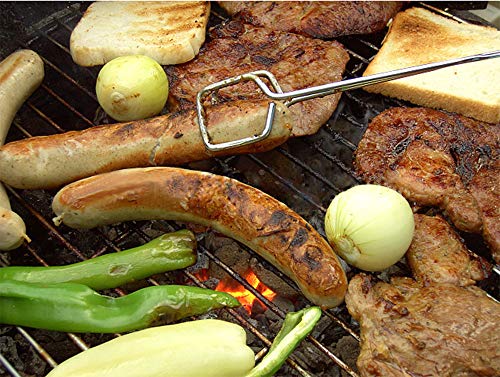 Stainless Steel Kitchen Tongs, Hiash 16 Inch Extra Long Scissor Tongs with Comfortable Handle for Barbecue Grilling