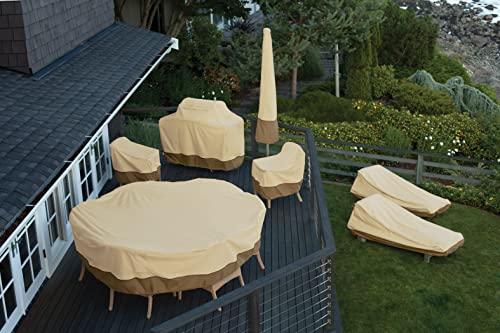 Classic Accessories Veranda Water-Resistant BBQ Grill Cover for 98 Inch Island with Left or Right Grill Head