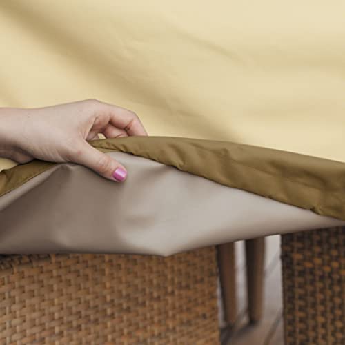 Classic Accessories Veranda Water-Resistant BBQ Grill Cover for 98 Inch Island with Left or Right Grill Head