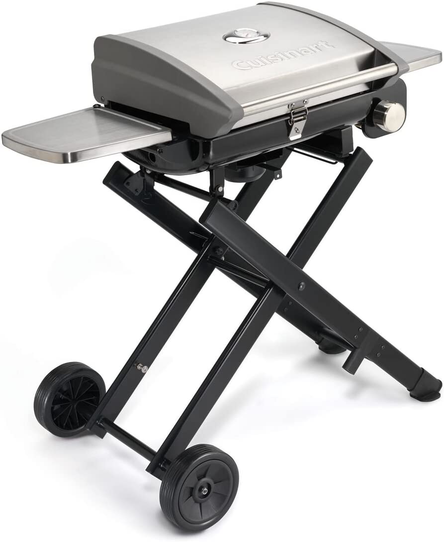 Cuisinart CGG-240 All Foods, 27.3" L x 38" W x 23.5" H, Roll-Away Gas Grill, Stainless Steel