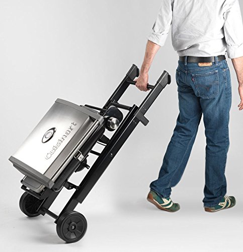 Cuisinart CGG-240 All Foods, 27.3" L x 38" W x 23.5" H, Roll-Away Gas Grill, Stainless Steel
