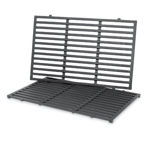 Weber Porcelain-Enameled Cast-Iron Cooking Grates, 19.5" x 12.9"