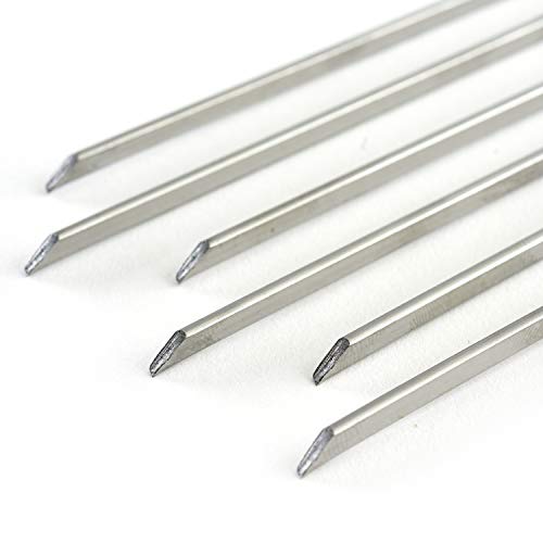 Norpro Stainless Steel 14-Inch Skewers, Set of 6, Silver
