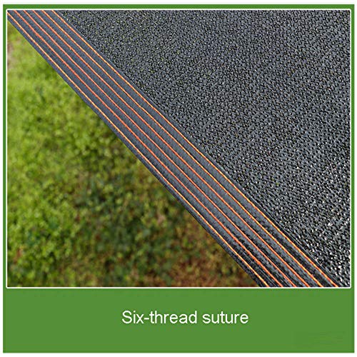 Sunblock Shade Cloth Knitted Mesh Tarp Black 10 16ft(34m) Breathable Encryption Net for Balcony Privacy Screen Fence
