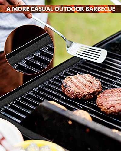 BAIPOK 1/2" x 1/8" High Temp Nomex BBQ Gasket Smoker Seal Self Stick Grill Tape 15 ft High Heat Smoker Gasket for Better Temp Control, Will Not Melt