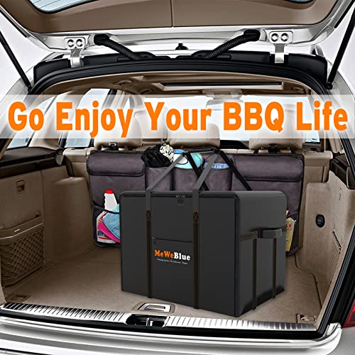 MeWeBlue Griddle Carry Bag Designed for 22β Blackstone Griddle with Lid and Stand, 600D Heavy Duty Waterproof Grill Carry Bag for Blackstone