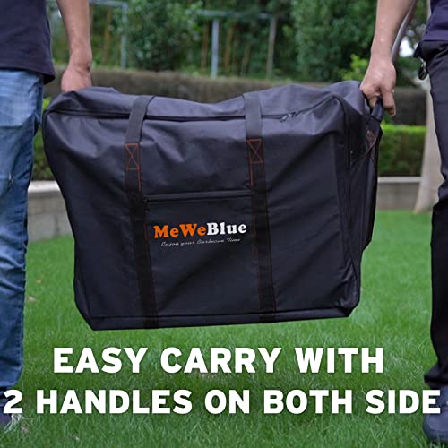 MeWeBlue Griddle Carry Bag Designed for 22β Blackstone Griddle with Lid and Stand, 600D Heavy Duty Waterproof Grill Carry Bag for Blackstone