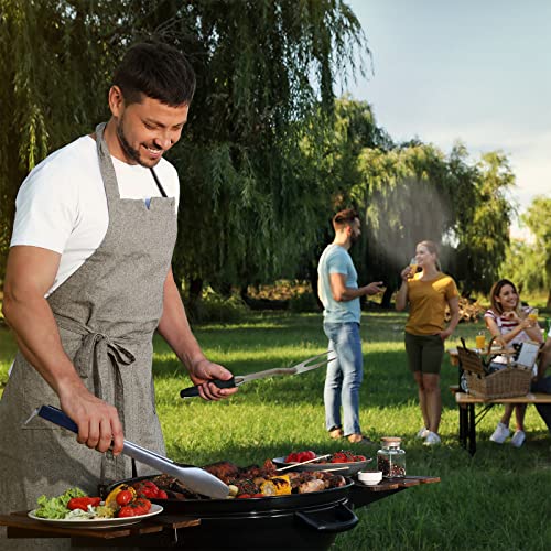 BBQ Grill Tools Set Grilling Accessories -Deluxe Birthday Gifts for Dad or Men,19 Pcs Stainless Steel Grill Kits with Large Brushed Aluminnum Case, 18β Professional Barbecue Utensils for Outdoor Grill
