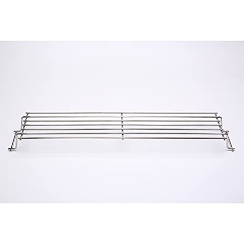 YIHAM 304SS 91288 Grill Warming Rack for Weber Spirit 200 Series with Side Control (Years 2009-2012) Spirit E-210, S-210, E-220, S-220 Gas Grill Upper Rack 23 3/4 inch Warming Grate KW426