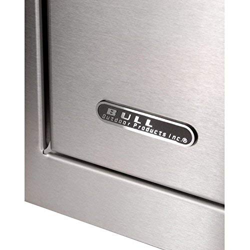 Bull Outdoor Products 89975 Stainless Steel Single Vertical Door