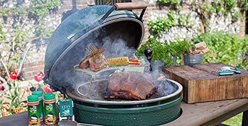 only fire Stainless Steel Warming Cooking Rack Fits for Charcoal Kettle Grills Like Weber,Char-Broil and Ceramic Grills Like Large Big Green Egg,Kamado Joe Classic,Pit Boss K22,Louisiana K22,17 3/4"