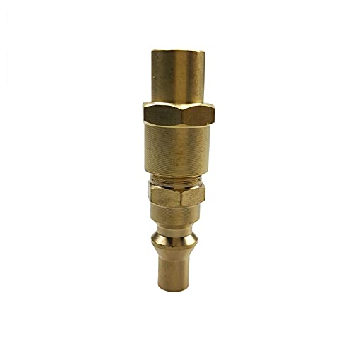 iRomehony Propane Quick Connect Disconnect Adapter Replacement for Weber Q100, 1000, 200, 2000, 1200, 2200 Portable Gas Grill - 1/8 in Female Thread x 1/4 in Male Quick Connect Plug