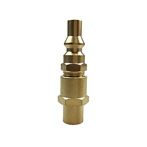 iRomehony Propane Quick Connect Disconnect Adapter Replacement for Weber Q100, 1000, 200, 2000, 1200, 2200 Portable Gas Grill - 1/8 in Female Thread x 1/4 in Male Quick Connect Plug