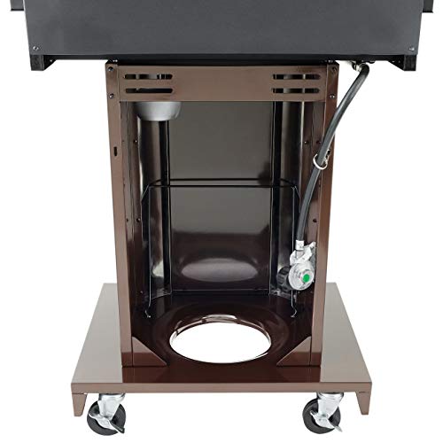 Kenmore PG-4030400LD-MOCHA-AM 3 Burner Outdoor Patio Gas BBQ Propane Grill, Mocha