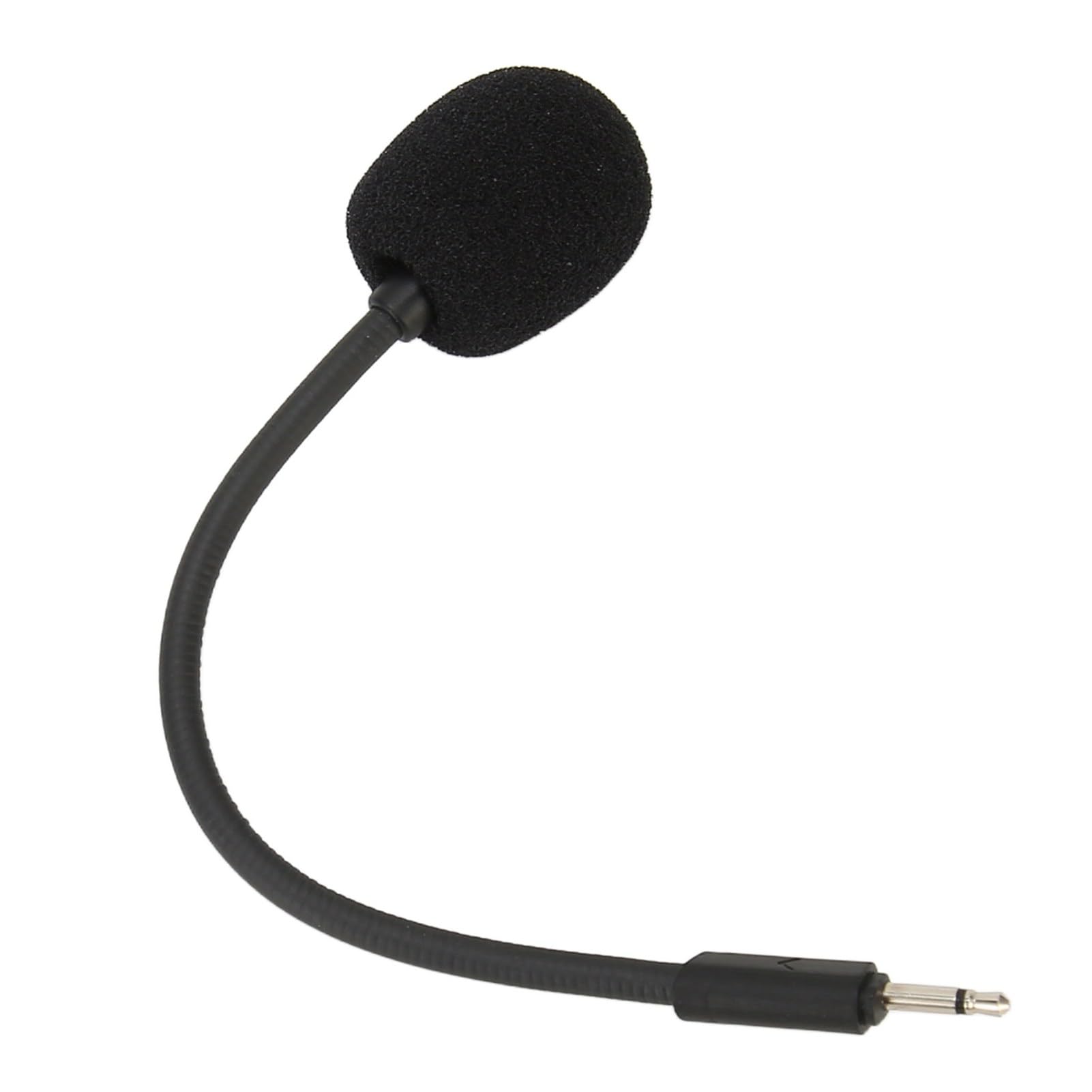 Game Mic Replacement for 100, Noise Cancelling Sponge Adjustable Microphone Arm, 2.5mm Detachable Game Boom Microphone for Gaming Headsets