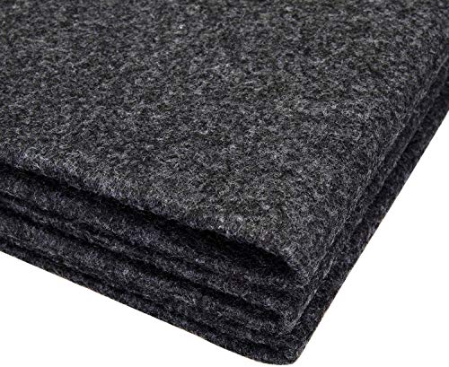Fasmov 36 x 48 inches Under The Grill Protective Deck and Patio Mat, Under Grill Floor Mats to Protect Deck, BBQ Mat for Under BBQ, Absorbent Oil Pad Protector for Deck & Patio