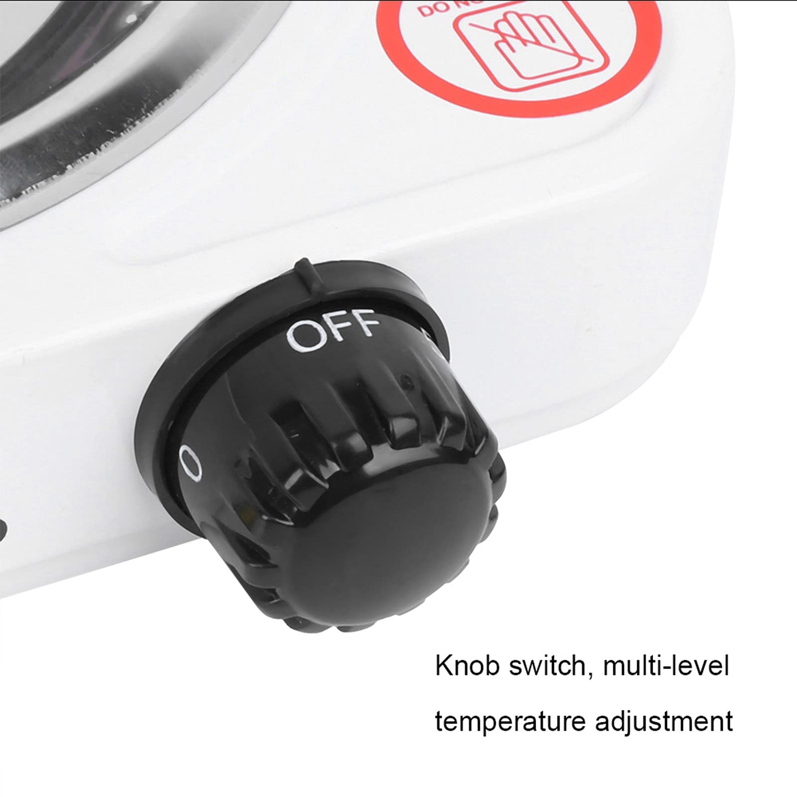 Single Electric Stainless Steel Portable Single Tube Electric Stove 1000W Home Electric Stove White US Plug 110V