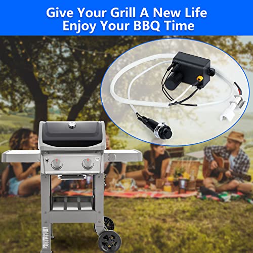 Apromise 7642 Grill Igniter Replacement - Electronic Grill Igniters for Weber Spirit 210 and Spirit 310 Gas Grills (2013 and Newer) - Grill Igniter for Models with Front-Mounted Control Panels