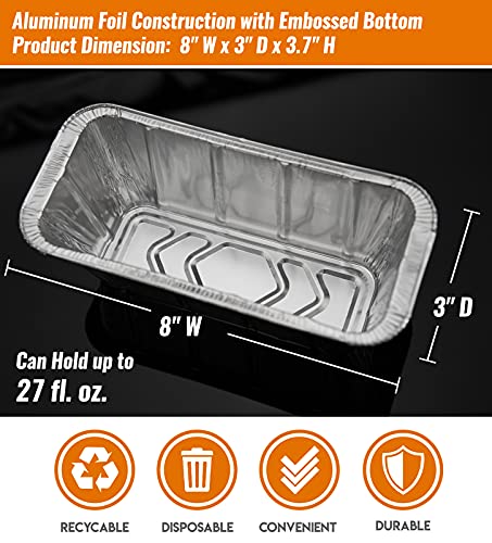 NUPICK 60 Pack Grease Cup Liners for Blackstone 17"/28"/36" Griddle, Drip Pan Liners for Blackstone 5017, Disposable Aluminum Foil Drip Pan Liner