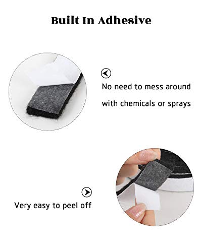 High Temp Grill Gasket Big Green Egg Accessories Replacement Heat Felt BBQ Smoker Black Gasket Adhesive Pre-Shrunk Self Stick Felt 14ft L/XLarge Big Green Egg