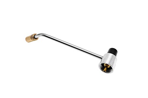 LS'BABQ 5 Ft Propane Adapter Hose 1 lb to 20 lb Converter and Gas Regulator fit for Coleman Propane Gas Stoves 5430 Grills, Gas Stove Regulator Part Connector Fitting Replacement Kit