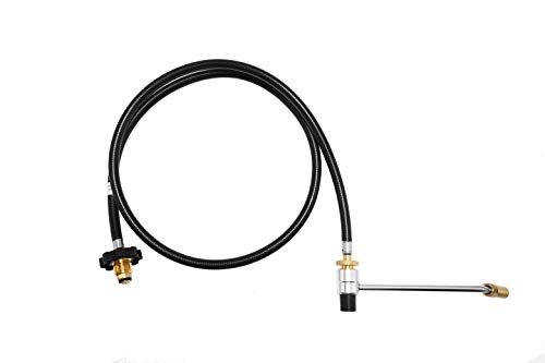 LS'BABQ 5 Ft Propane Adapter Hose 1 lb to 20 lb Converter and Gas Regulator fit for Coleman Propane Gas Stoves 5430 Grills, Gas Stove Regulator Part Connector Fitting Replacement Kit