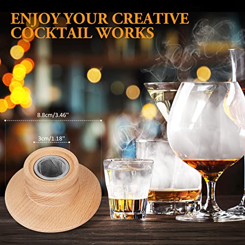 Cocktail Smoker Kit, Whiskey Smoker Kit with Torch, Old Fashioned Cocktail Kit, Bourbon Smoker Kit with 4 Flavors of Chimney Wood Chips, Bartender Gift for Friends, Husband, Dad(No Butane)