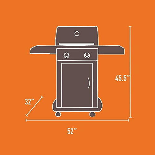 Yukon Glory 7106 Premium Grill Cover for Weber Spirit 220 and 300 Series Gas Grills, for Year Round Protection, Includes Propane Tank Cover
