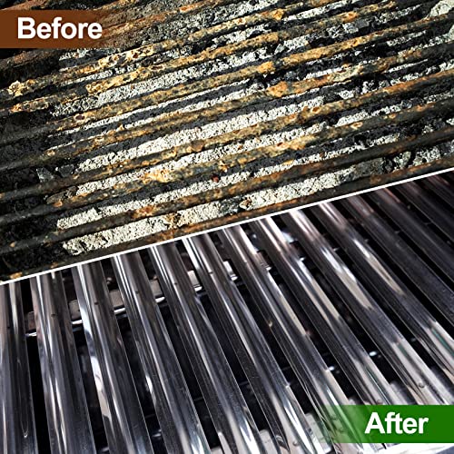 Luckywall Stainless BBQ Grill Brush Set with Scraper and Cleaning Accessories for Outdoor Barbecue -Bristle Free and Safe for Grill Grates, Perfect Grilling Gifts for Men