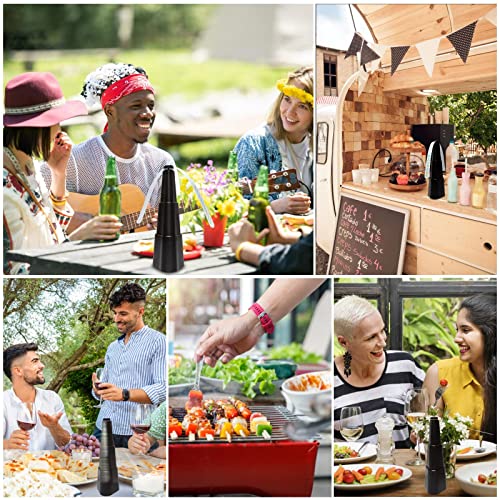 SUNPRO Fly Fans for Tables,2Packs Portable Table Fly Fan for Outdoor Indoor,Automatic Picnic Fan for Home Restaurant Barbecue Party
