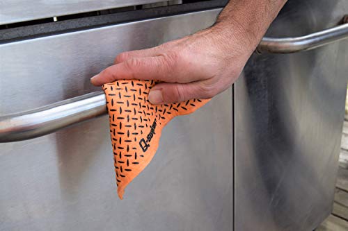Q-Swiper Reusable Grill Cleaning Cloth 2 Pack - Eco-Friendly | Durable | Versatile | Abosrbent - Just wet them yourself to clean all grill surfaces!