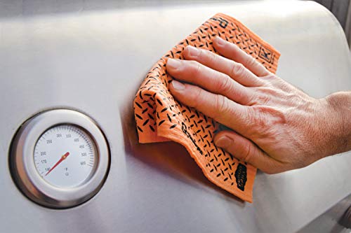 Q-Swiper Reusable Grill Cleaning Cloth 2 Pack - Eco-Friendly | Durable | Versatile | Abosrbent - Just wet them yourself to clean all grill surfaces!