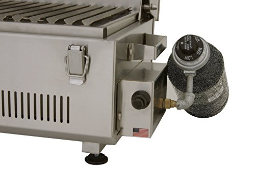 Solaire SOL-IR17BWR Anywhere Portable Infrared Warming Rack Gas Grill, Stainless Steel